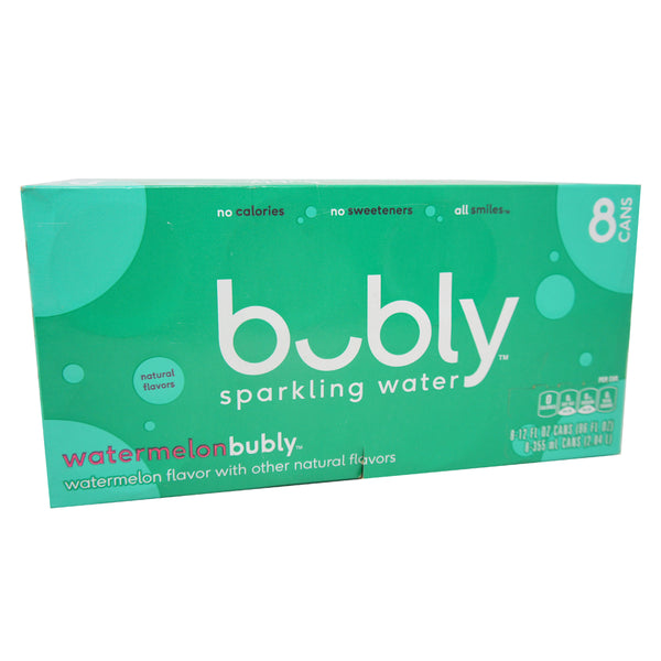 theLowex.com - Bubly Sparkling Water, Watermelon Flavor 12 oz (8 pack) Cans
