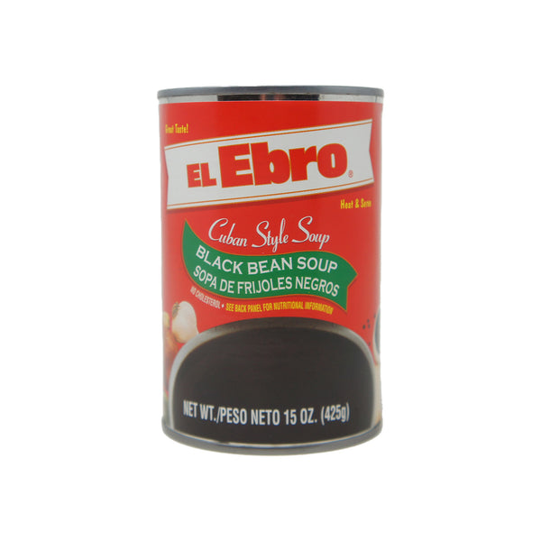 theLowex.com - El Ebro, Black Bean Cuban Style Soup 15 oz Cans, Multipack